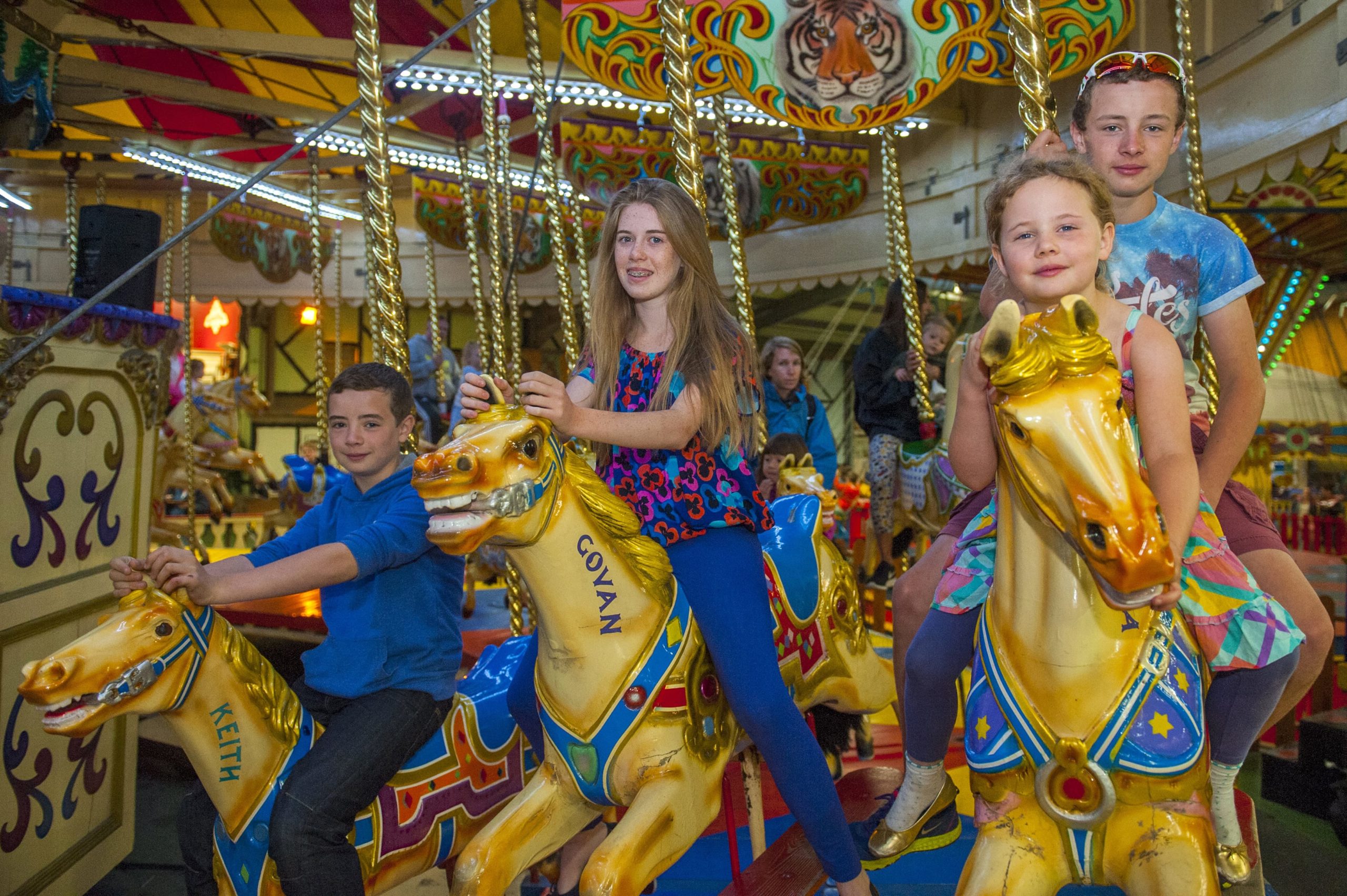 Vintage Fairground • Traditional Indoor Funfair at Folly Farm