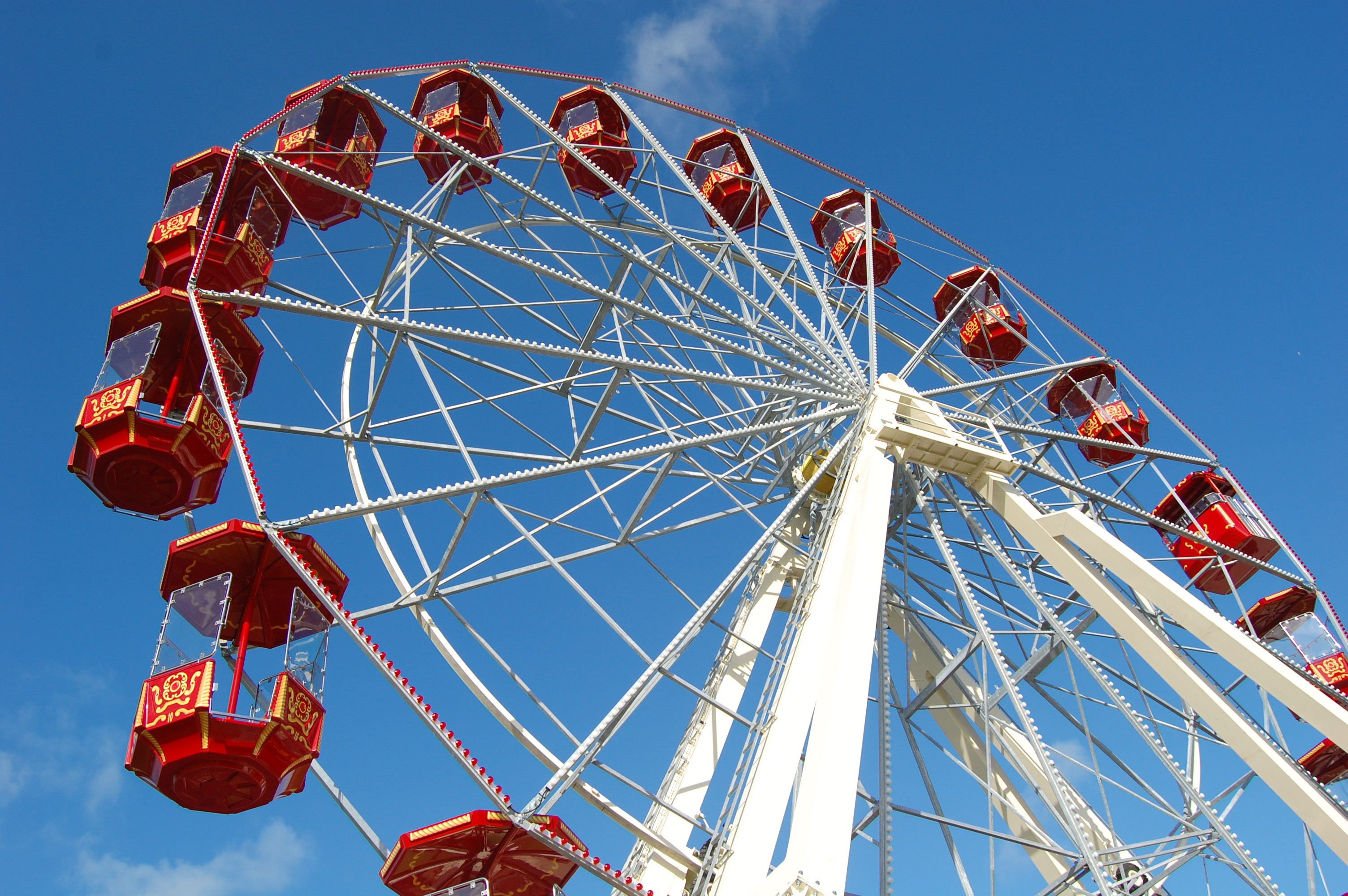 Traditional Fairground Rides at Folly Farm Adventure Park & Zoo in Wales