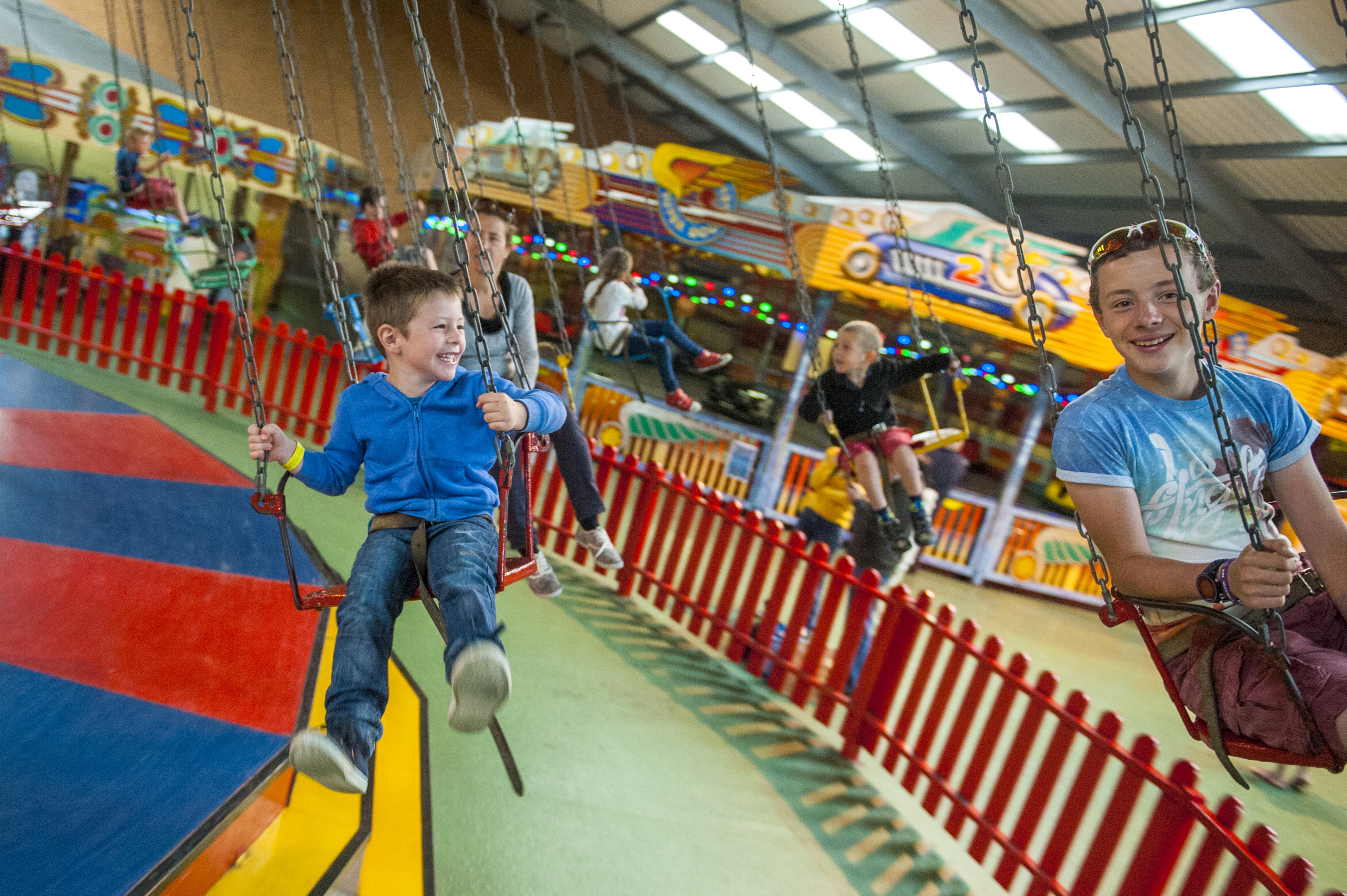Vintage Fairground • Traditional Indoor Funfair at Folly Farm