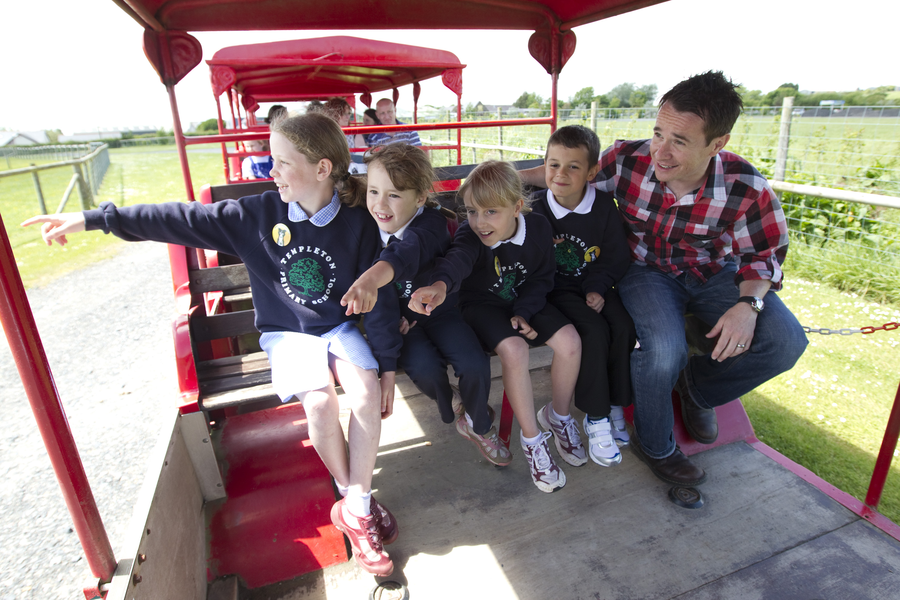 Land Train Ride at Folly Farm Adventure Park and Zoo in Wales
