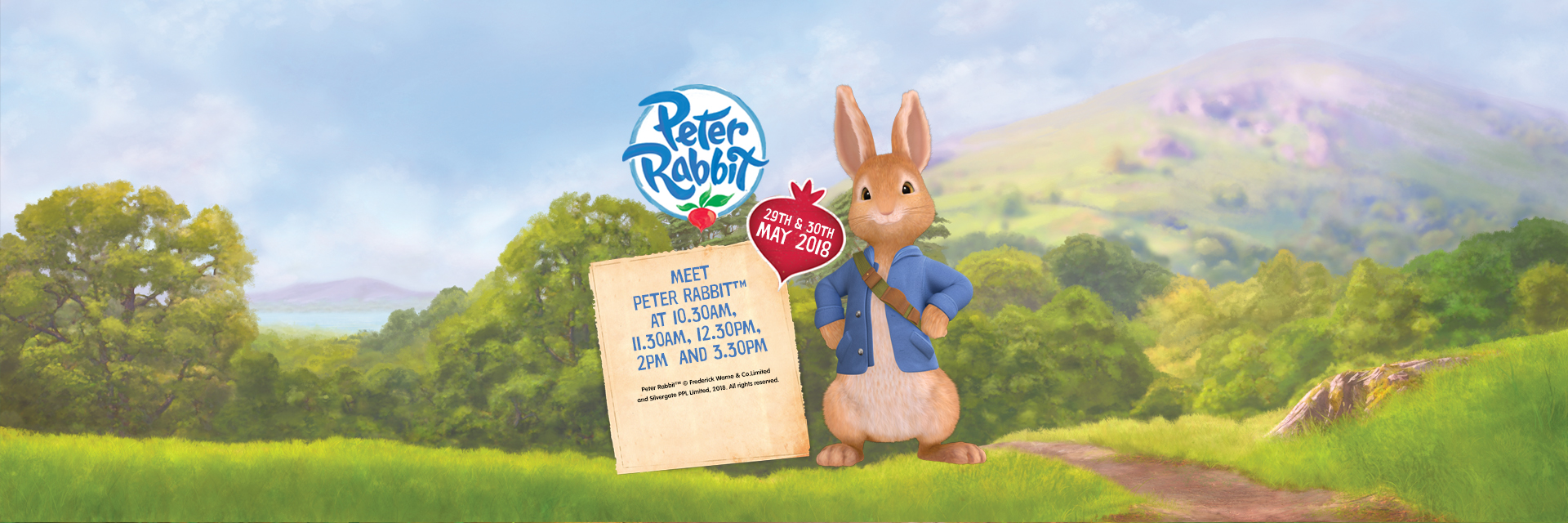 Peter Rabbit Events & Character Appearances at Folly Farm in 2018 ...
