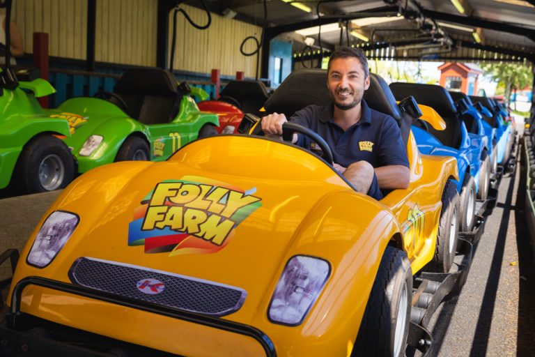 Follystone Racetrack at Folly Farm Adventure Park & Zoo in Wales