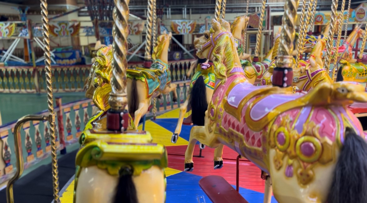 Golden Gallopers turn 100 • Folly Farm Vintage Fairground