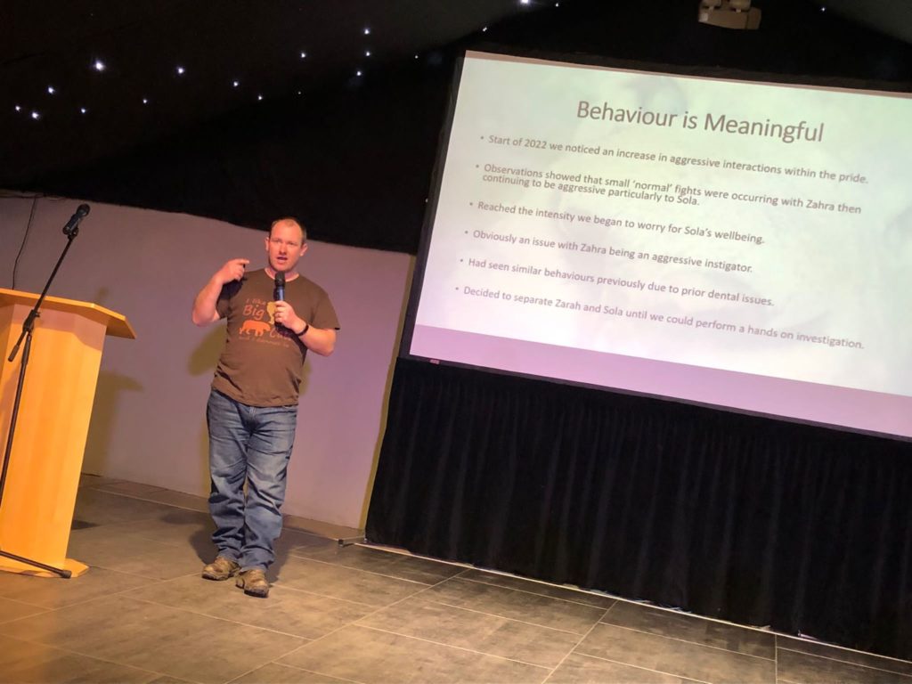 Keepers attend 2023 ABWAK Zoo Conference • Folly Farm