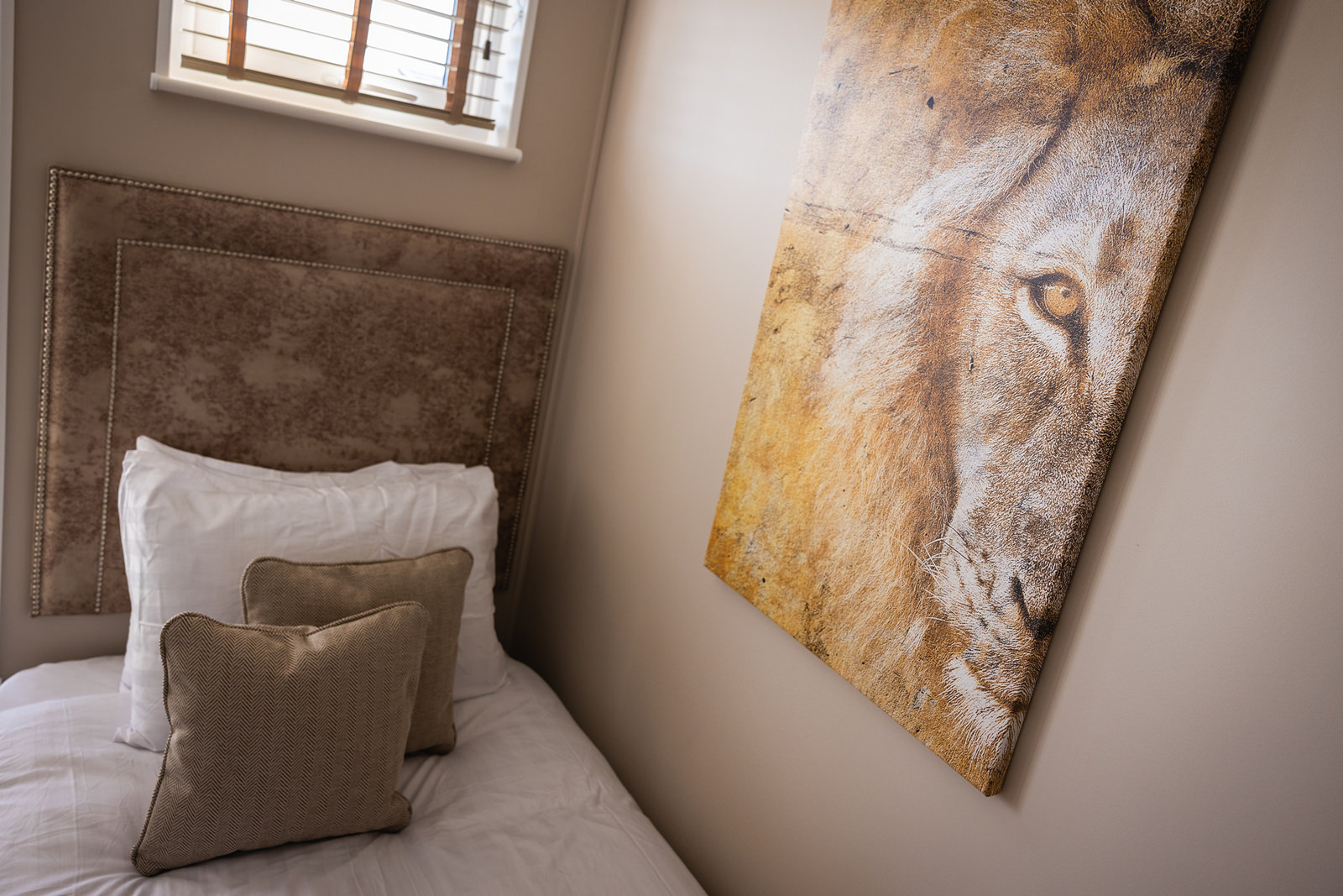 Stay in a Lion-themed Simba Lodge • Folly Farm