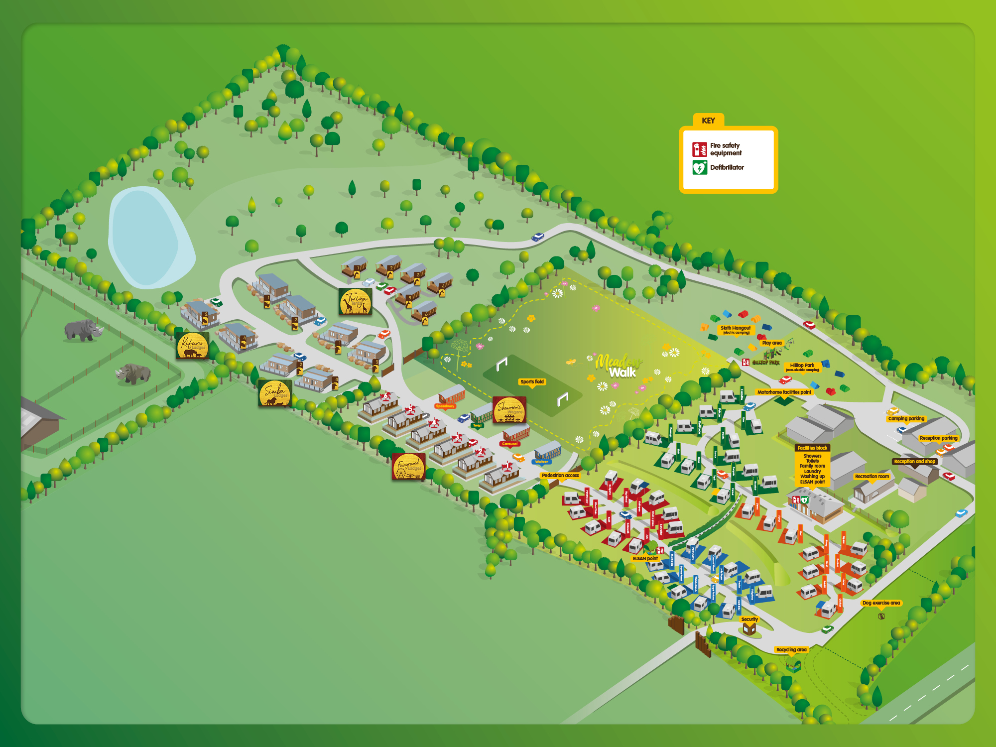 Touring Caravan Site in Pembrokeshire • Near Tenby & Saundersfoot