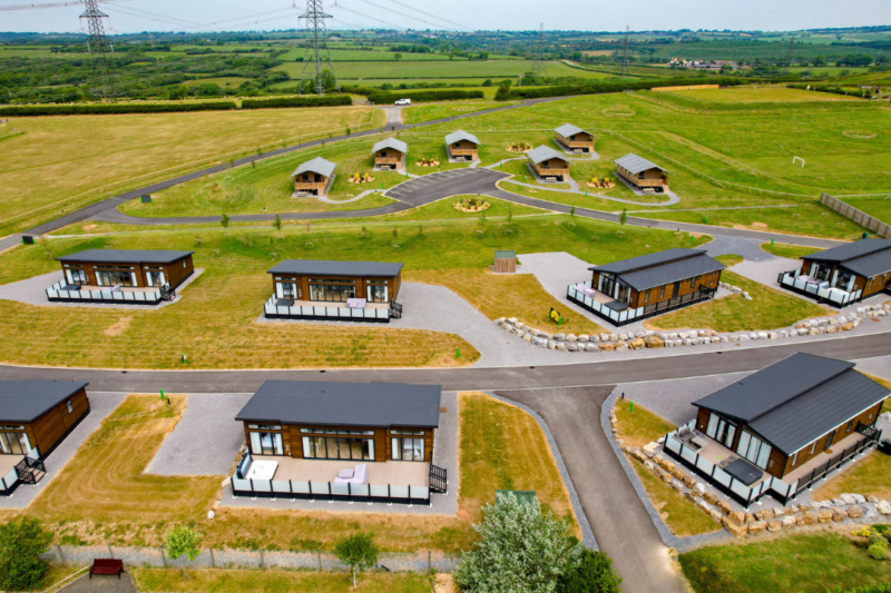 Stay in a Sheep-themed Balwen Lodge • Folly Farm