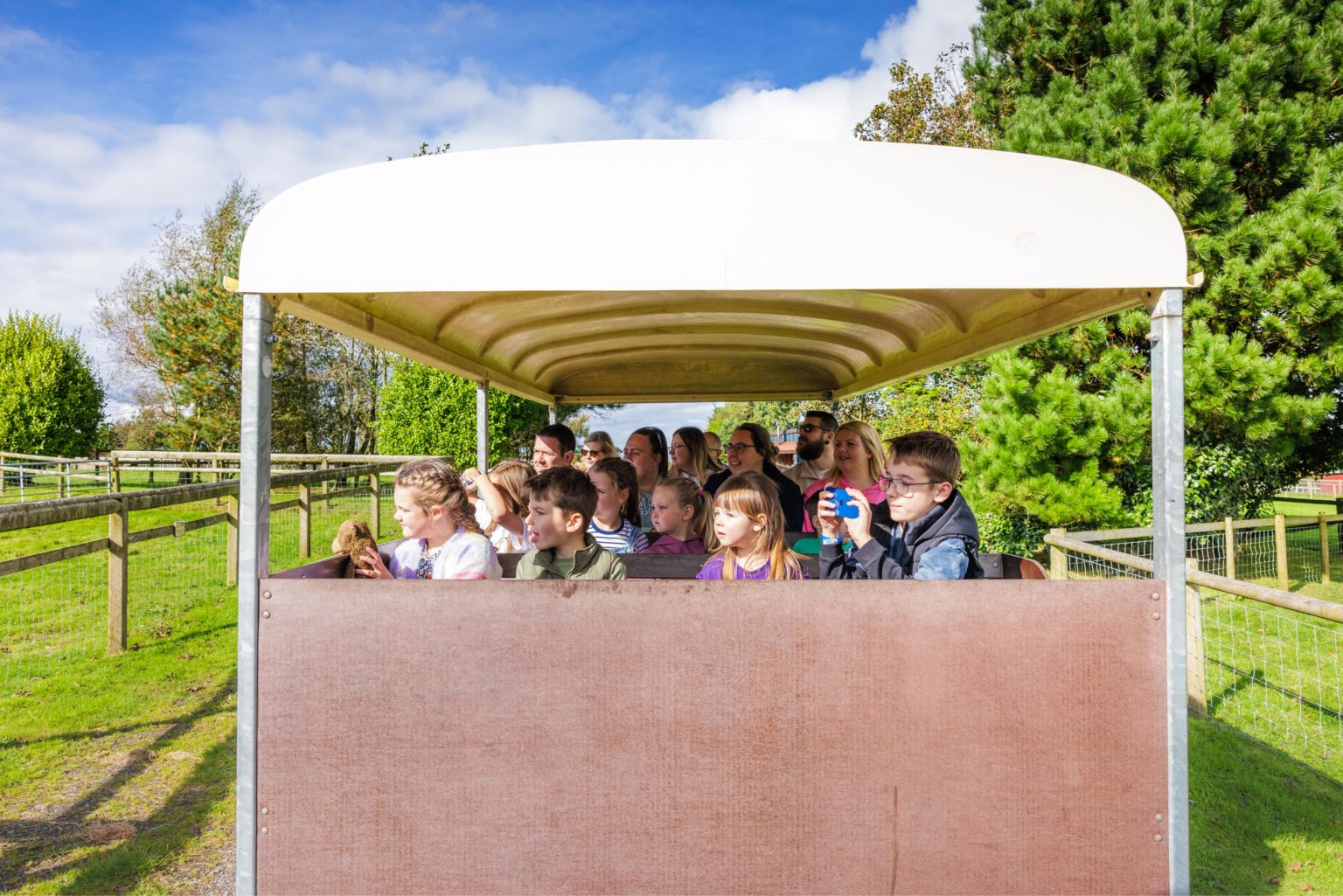 Land Train Ride at Folly Farm Adventure Park and Zoo in Wales