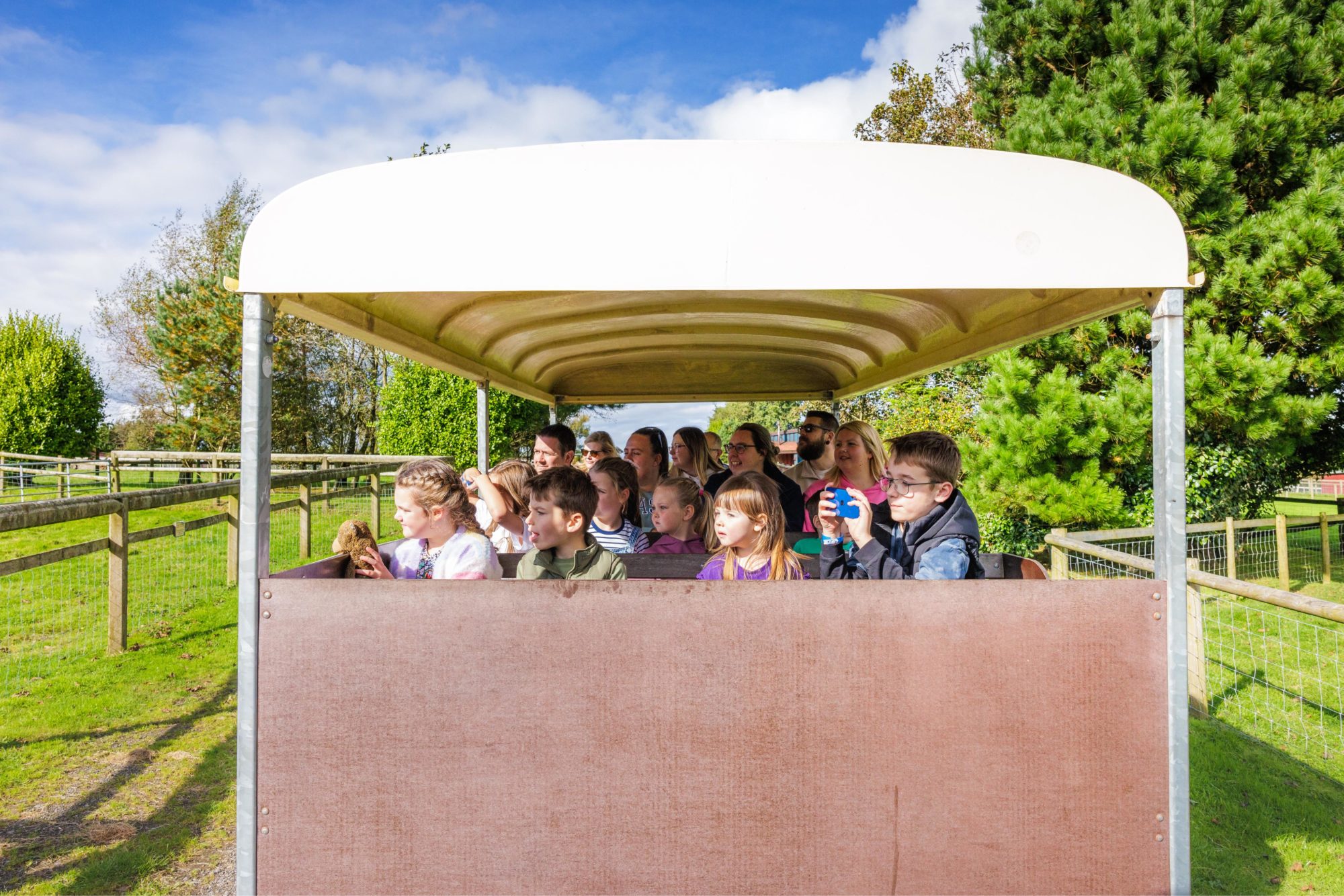 Land Train Ride at Folly Farm Adventure Park and Zoo in Wales