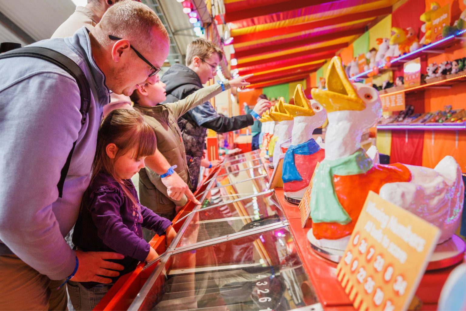 Traditional Fairground Rides at Folly Farm Adventure Park & Zoo in Wales