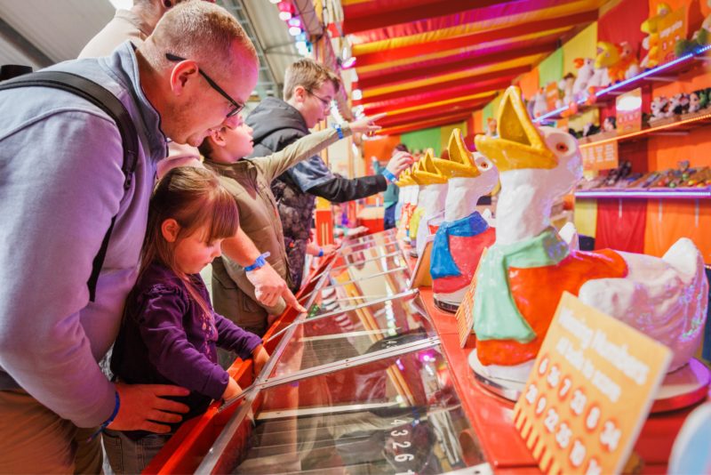 Traditional Fairground Rides at Folly Farm Adventure Park & Zoo in Wales